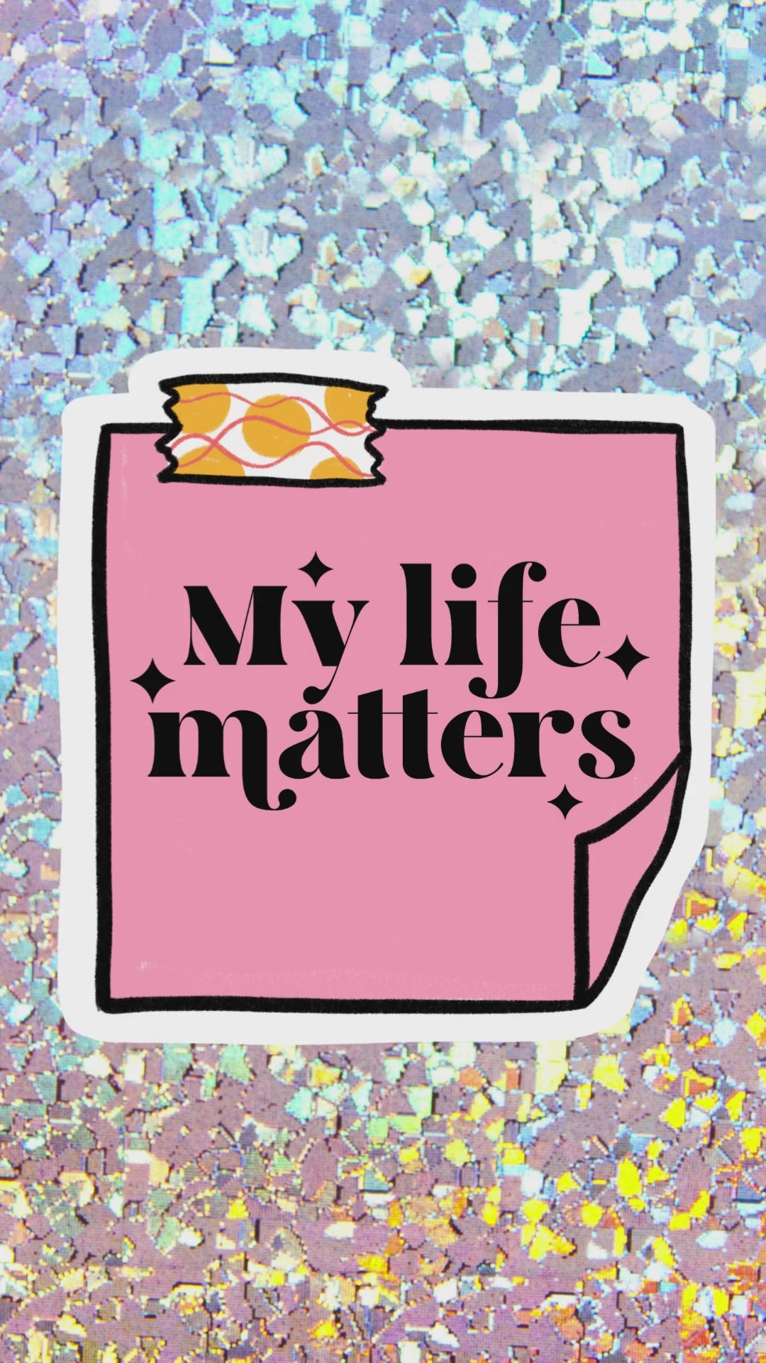 Inspirational Sticky Note Stickers - Laminated Vinyl Stickers - Die Cu ...