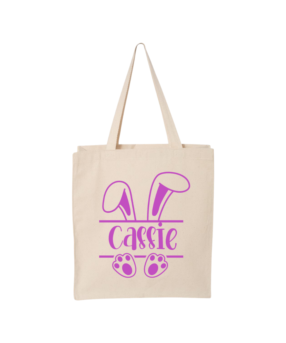 Easter Tote Bag - Personalized with your child's name – Kreations By ...